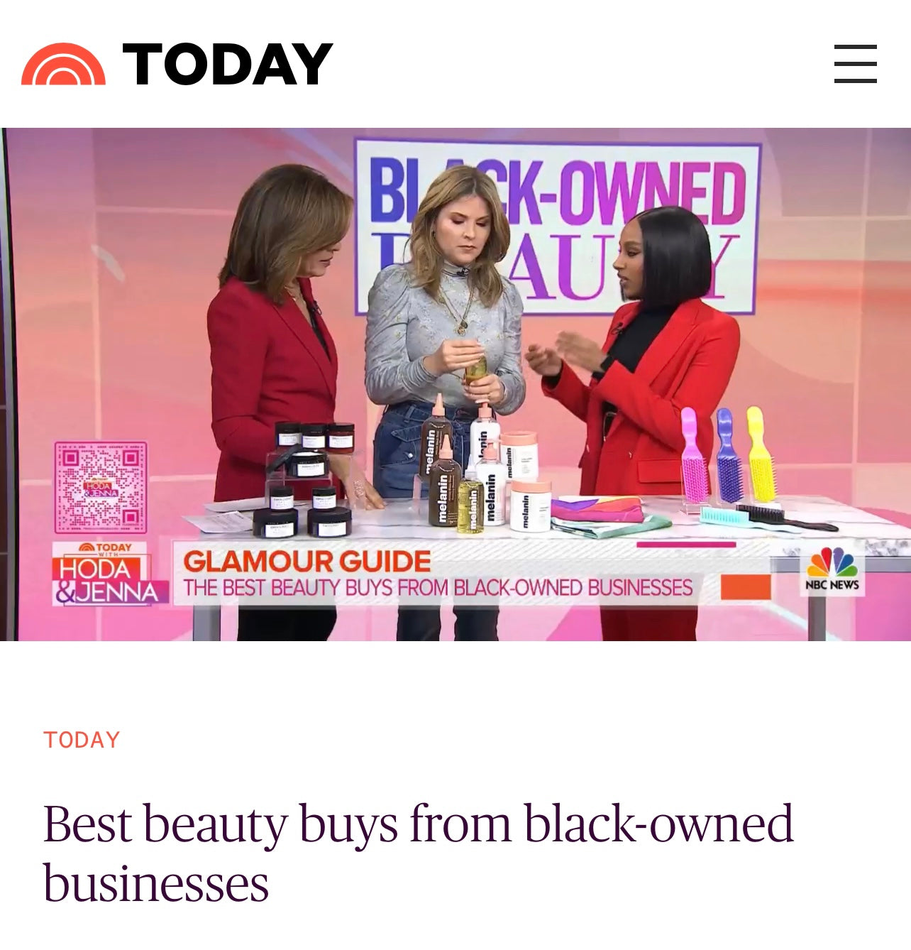Featured on the Today Show | Hoda and Jenna Beauty Products – MyEmollient